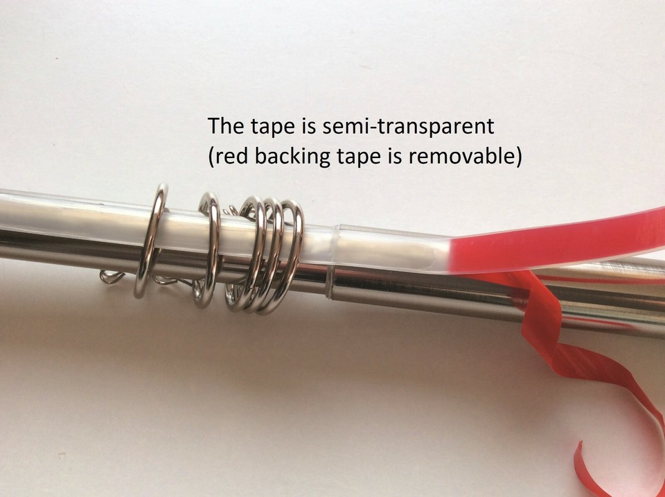Ezyglide Drape Rod Tape - the solution for smooth sliding drape rings ...