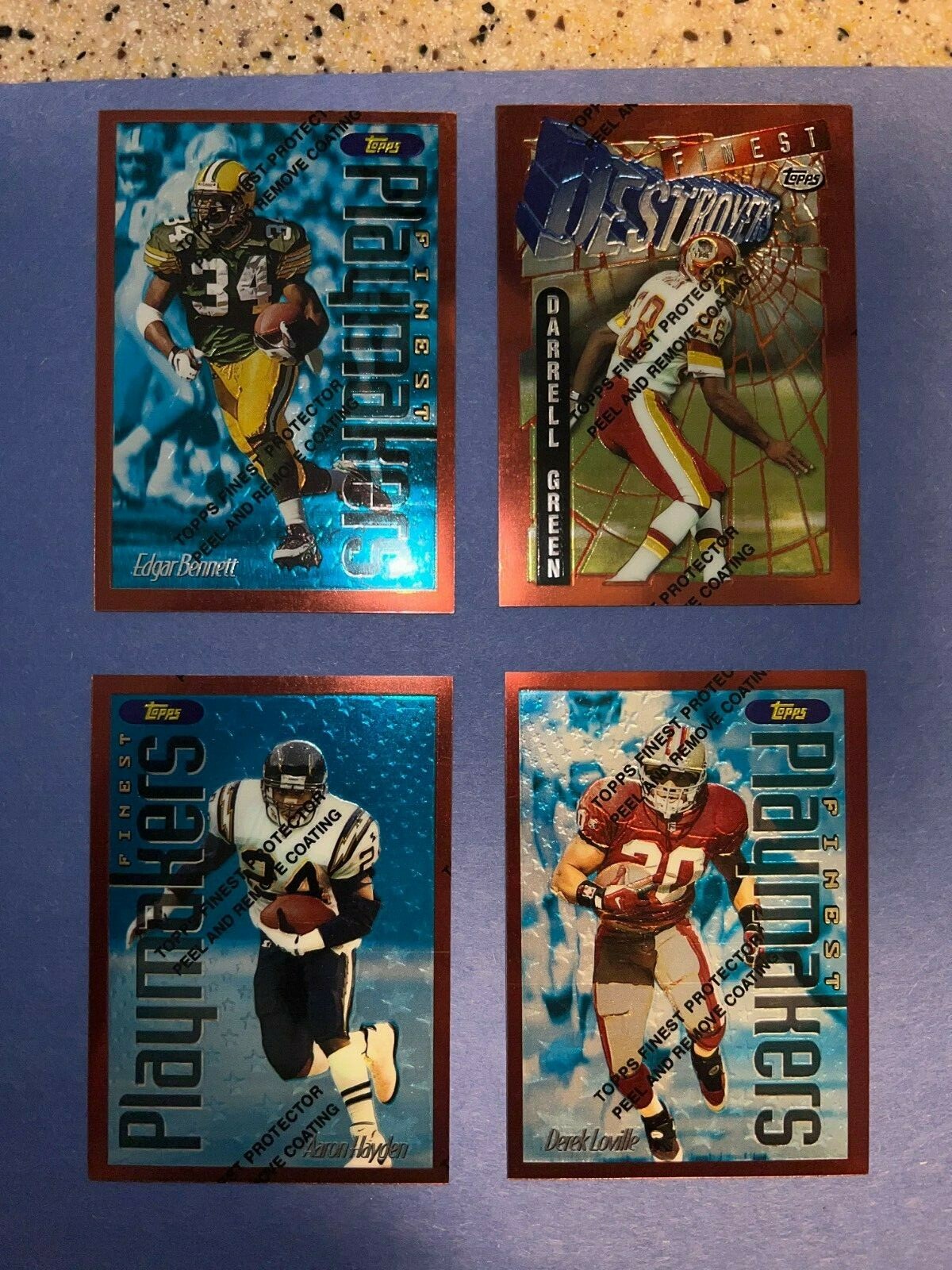 1996 TOPPS FINEST COMMON FOOTBALL CARDS YOU CHOOSE NFL CARD FREE ...
