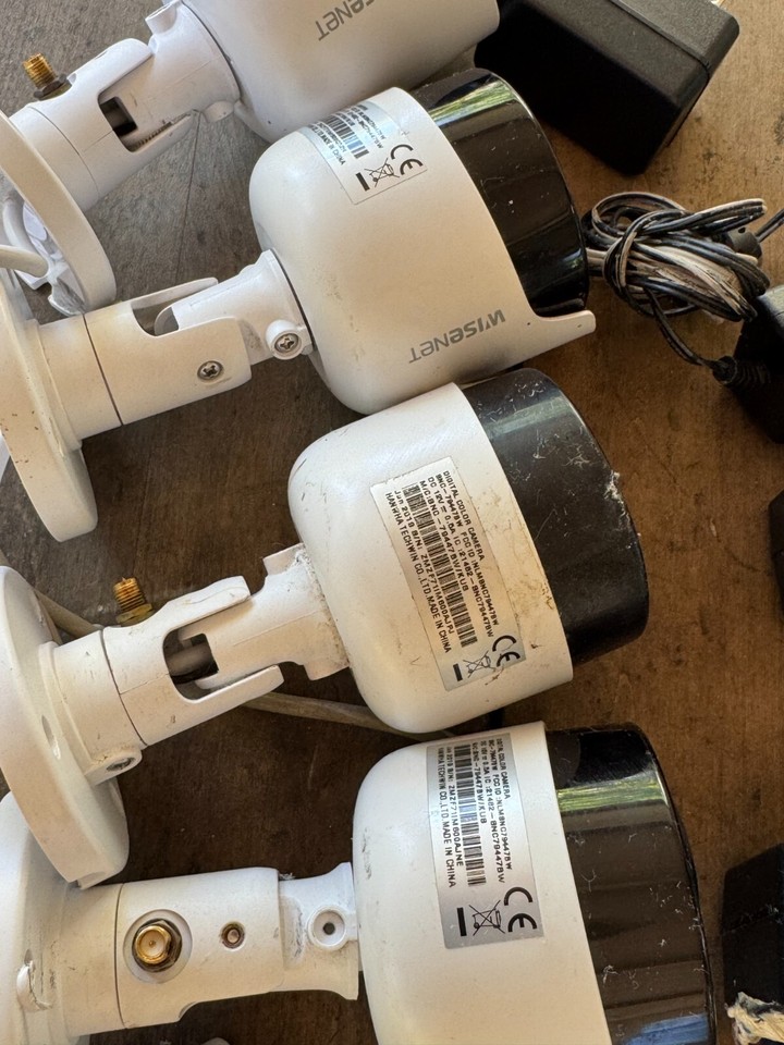 For Wisenet Snc-79447bw, Wireless 1080p Full HD IR Bullet Camera - 1 ...