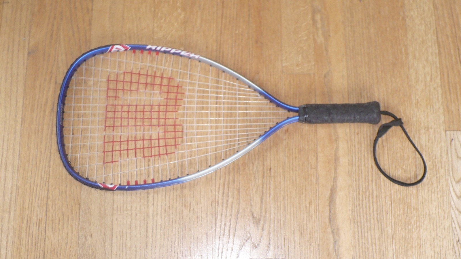 Wilson RIPPER 22" Titanium Racquetball Racket with new Advantage Grip ...