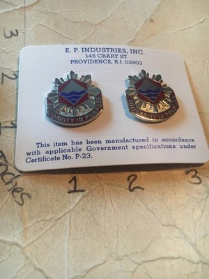 US Army 115th Engineer Group , cb - Unit Crest, DI, DUI SET OF 2 | eBay