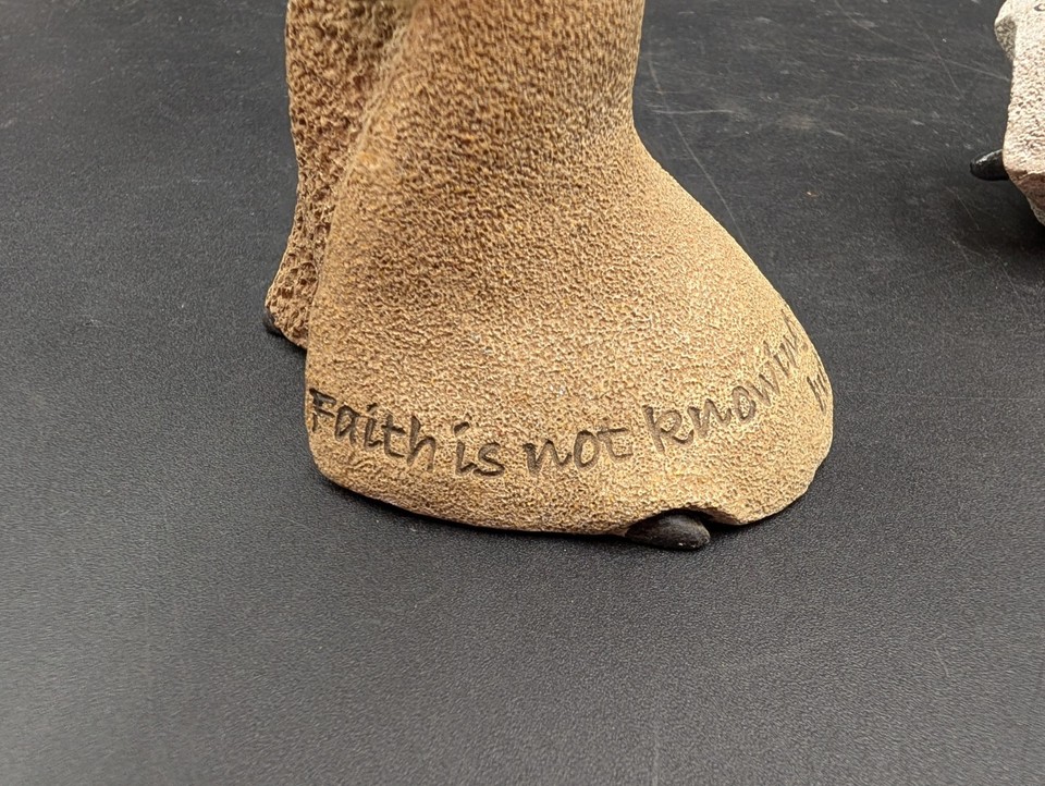 2 Art Stone By Carson Figurines Faith And My Friend Best Friend Gift | eBay