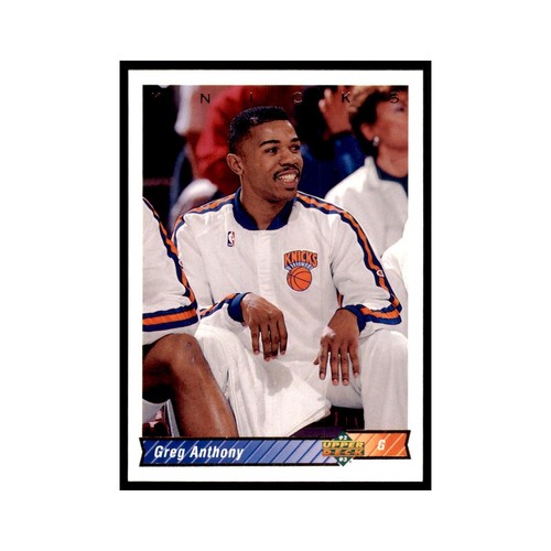 1992 Upper Deck Greg Anthony Basketball Cards #236 | eBay
