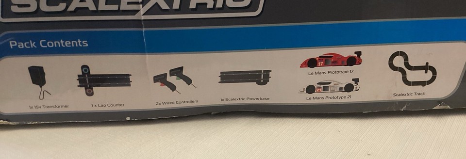 Scalextric Le Mans Sports Cars - LMP Cars 1:32 Scale Slot Car Race Set ...