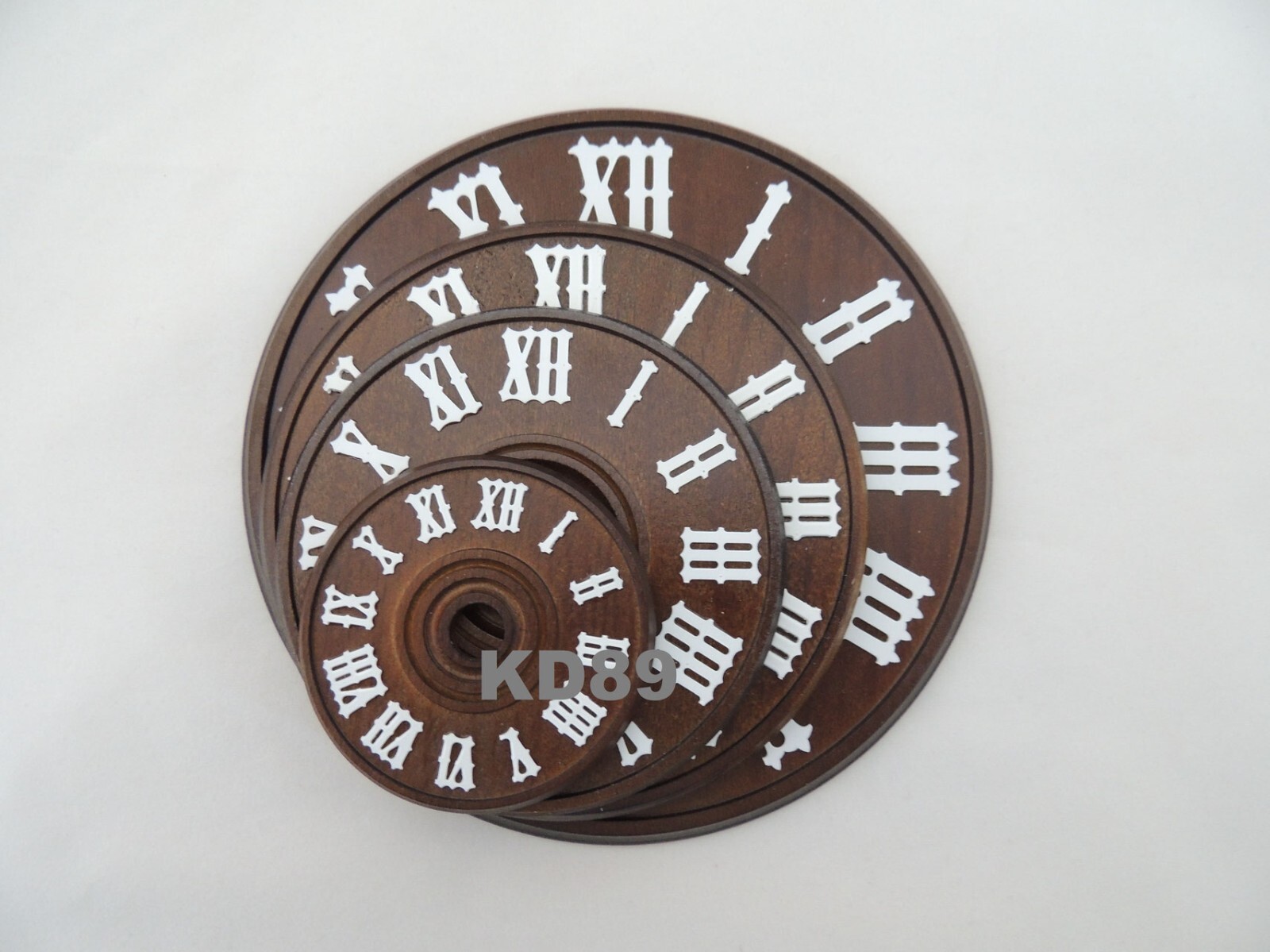 Brown Wood Cuckoo Clock Dial White Plastic Numeral | eBay