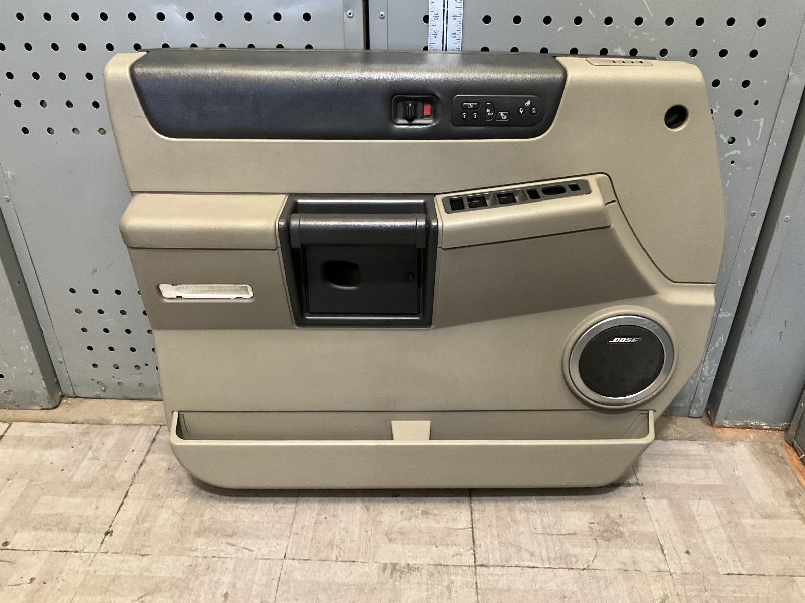 2005 HUMMER H2 Left Front Door Trim Panel Black Tan 501 Bose OEM | eBay