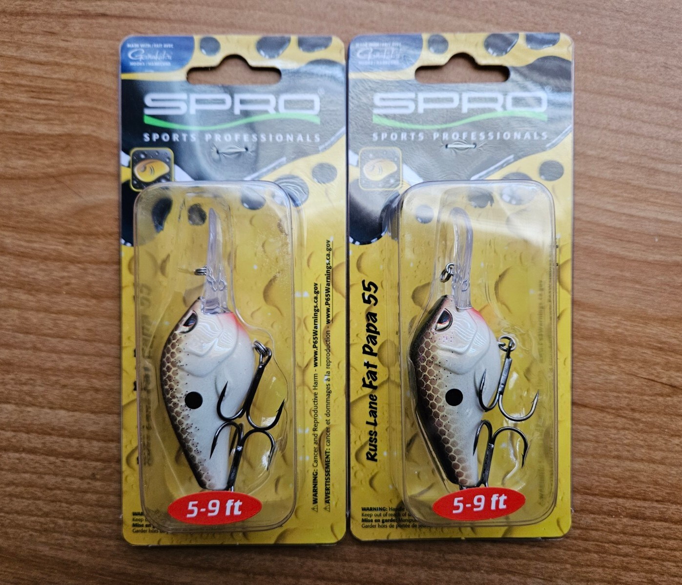 (2) SPRO Fat Papa 55 5-9ft Crankbaits, Lot of 2 Copper Shad | eBay