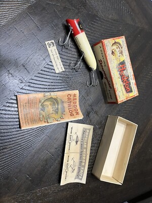 Heddon Lucky 13 Fishing Lure. In Box. Never Used. Has Catalog And ...
