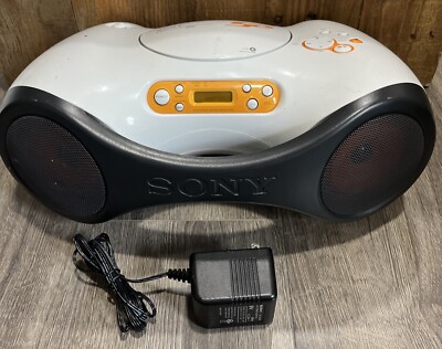 Sony Model ZS-X1 Sports CD-R/RW CD Player AM/FM Radio Portable Boombox ...