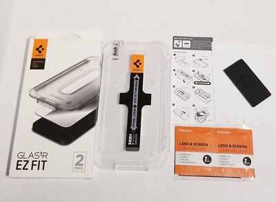 iPhone 6.7 Spigen GLAStR EZ FIT Open Box See Entire Contents in Pics ...