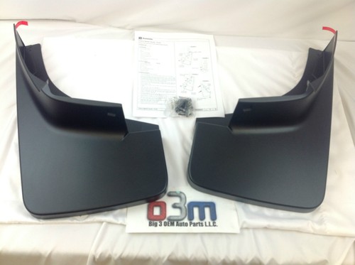 Chevrolet Silverado Front Black Molded Mud Flap Splash Guards new OEM ...
