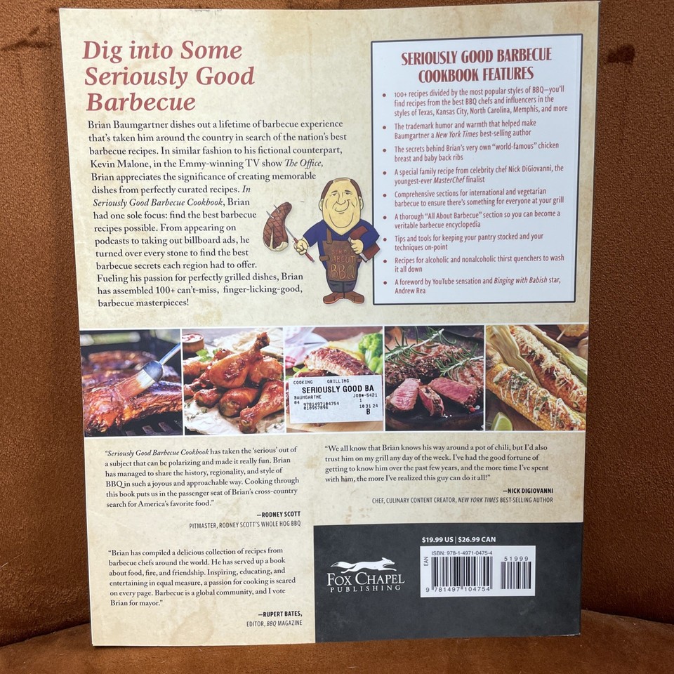 Seriously Good Barbecue Cookbook: Baumgartner, Brian Paperback ...