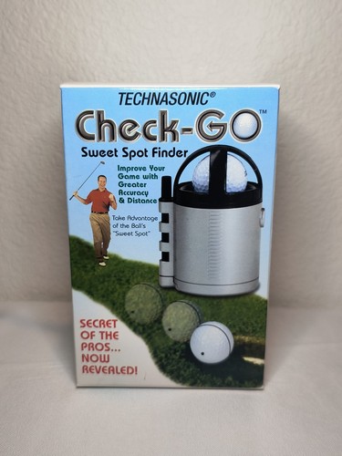 Technasonic Check-Go Golf Ball Sweet Spot Finder & Instructions Open ...