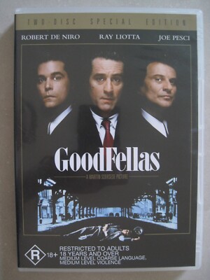Goodfellas (2 Disc Special Edition, DVD, 1990)-Used DVD Movie, Free ...