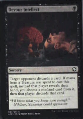 Devour Intellect - Adventures in the Forgotten Realms: #97, MTG Nm R127 ...