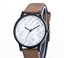 Modern Novelty Wrist Watches w/Math Equations on Dial & Leather Bands ...