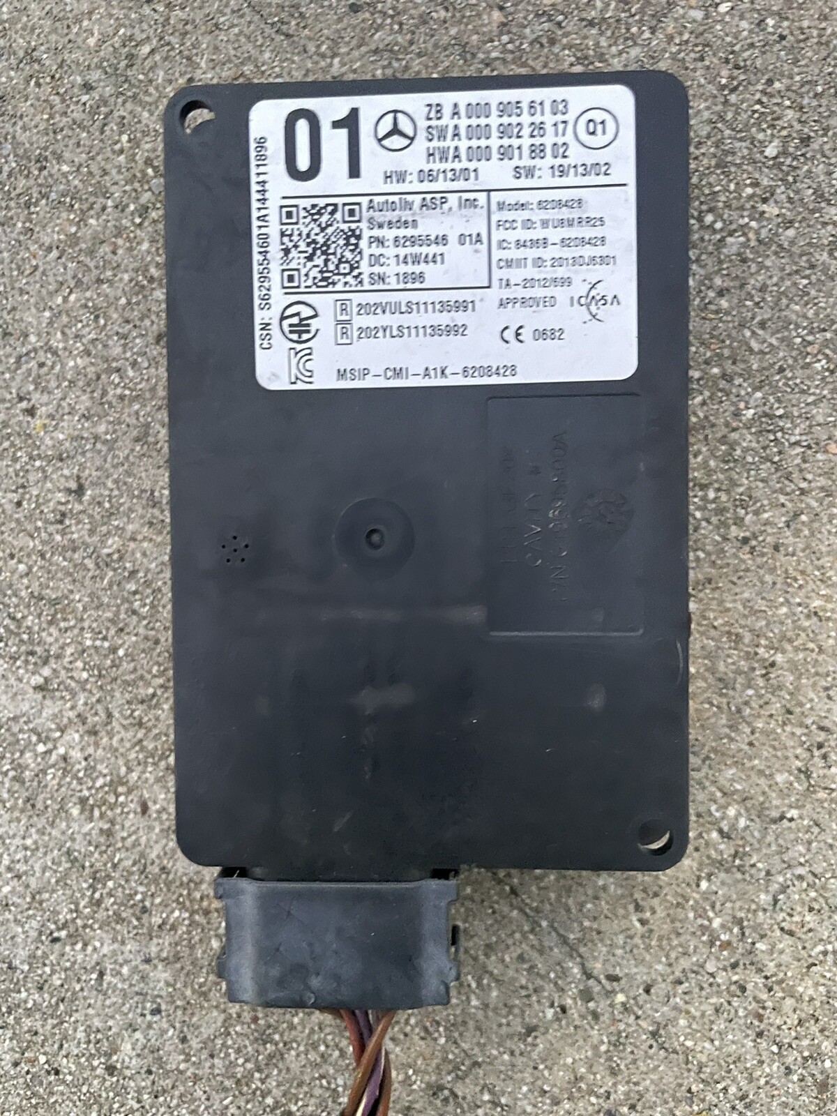 2015 - 2018 MERCEDES C300 W205 REAR LEFT OR RIGHT BLIND SPOT MODULE ...