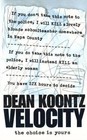 Velocity - Paperback By Koontz, Dean - VERY GOOD 7796439 | eBay