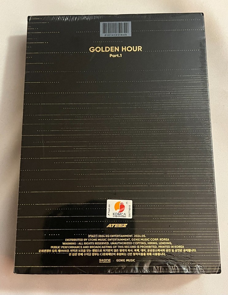 SIGNED Ateez Official Golden Hour Album YEOSANG Signature Part 1 Diary ...