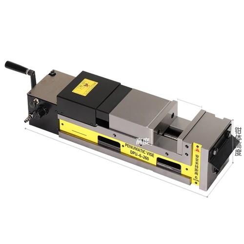 Pneumatic hydraulic supercharged vise CNC machining center drilling ...