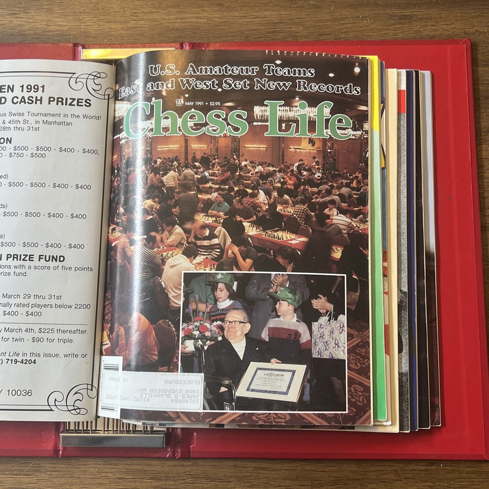 1991 Complete 12 ISSUES OF CHESS LIFE MAGAZINE - UNITED STATES CHESS ...