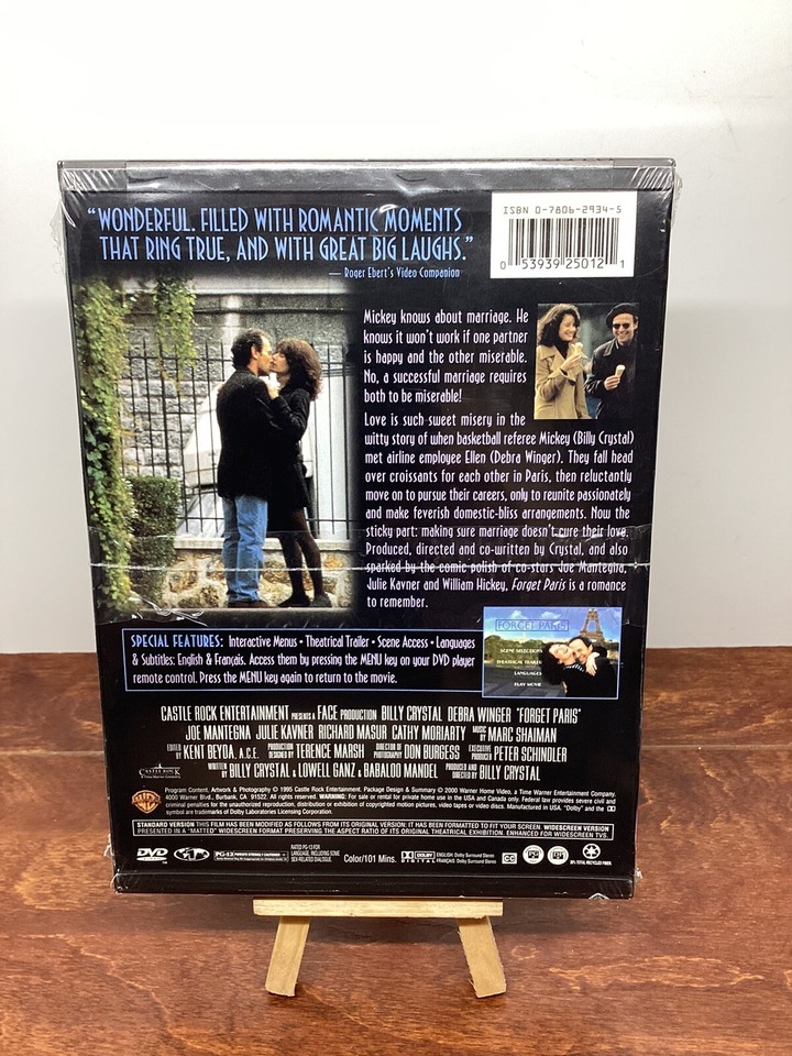 Forget Paris (DVD, 2000) Billy Crystal/Debra Winger NEW SEALED ...