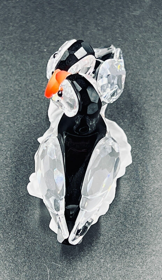 SWAROVSKI SILVER CRYSTAL PUFFIN BIRDS 7621 000 008- MIB COA | eBay