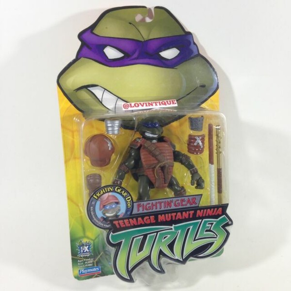 TMNT Fightin' Gear Don 2003 MOC Ninja Turtles Playmates Toys Action ...