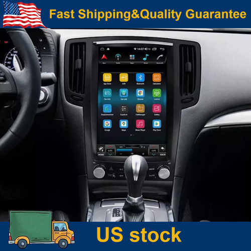 12.1" Android Tesla Vertical Screen Car Gps Radio For Infiniti G35 G37 ...