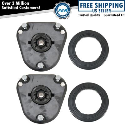 Front Upper Strut Mounts w/ Bearings Pair Set for Buick Cadillac Olds ...