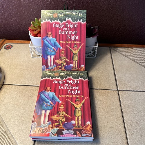 Lot Of 5 -Magic Tree House - Stage Fright On A Summer Night - Guided ...