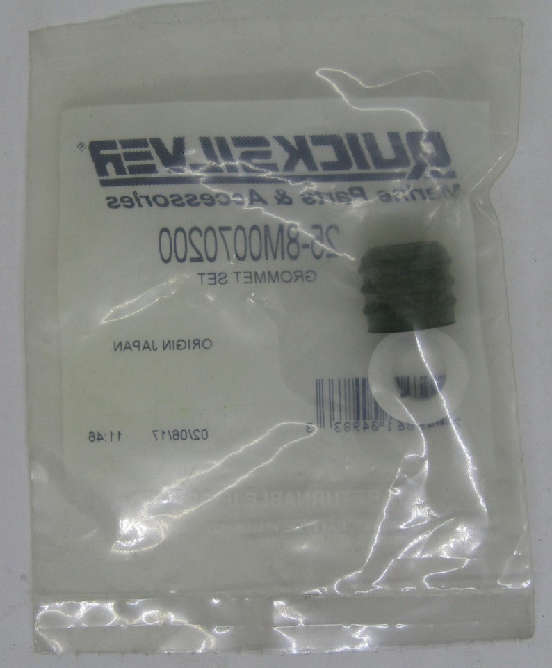 New Quicksilver Mercury Marine Boat OEM Grommet Set Part No. 25 ...