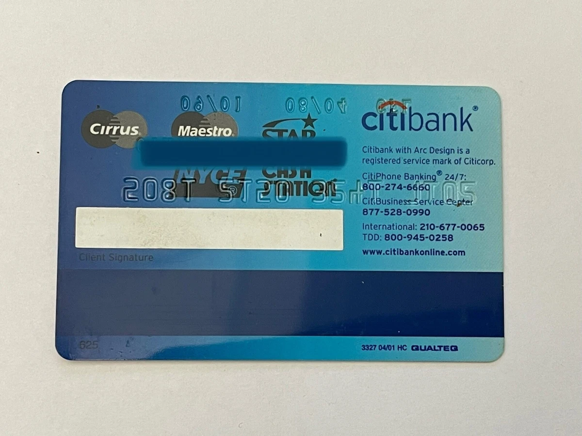Citibank Debit Card Designs
