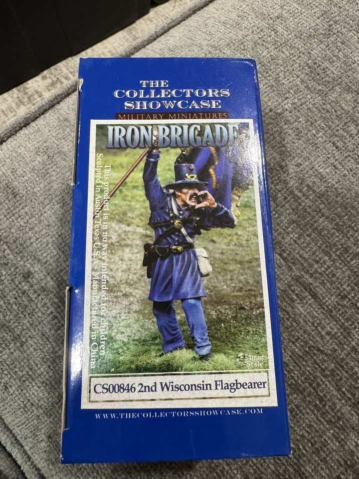 Collectors Showcase CS00846 2nd Wisconsin Flag bearer Iron Brigade | eBay