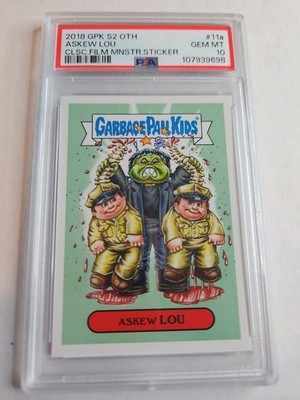 2018 GARBAGE PAIL KIDS S2 THE HORROR-IBLE CLASSIC FILM MONSTER #11a LOU ...