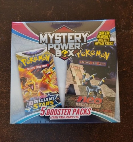 Pokémon Mystery Power Box Chase Pack Seeded 1:10 (5 Booster Packs ...
