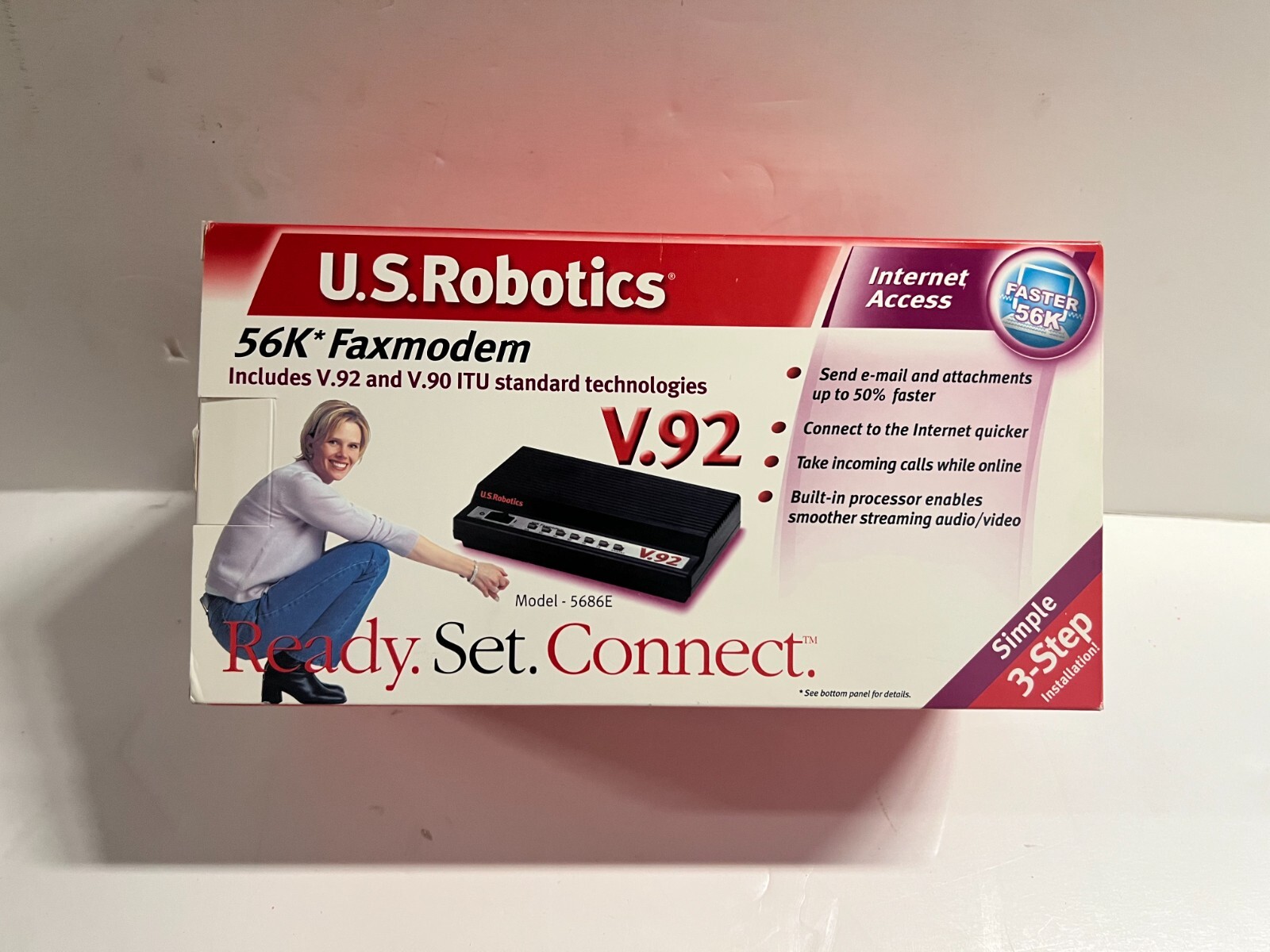 US Robotics V.92 USR5686E External Modem + Fax for sale online | eBay