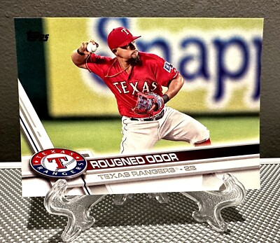 2017 Topps Vault ROUGHNED ODOR 1/1 Blank Back Stamped SSP RARE🔥Texas ...