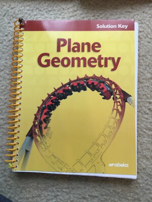 Abeka Plane Geometry Solution Key | eBay