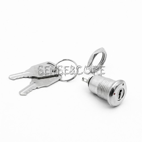 10PCS Mini Lock Power Switch w/ Security Key On/Off 1A 250V Button Set ...