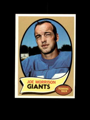 1970 Topps Football #105 Joe Morrison STARX 7 NM (CS810098) | eBay