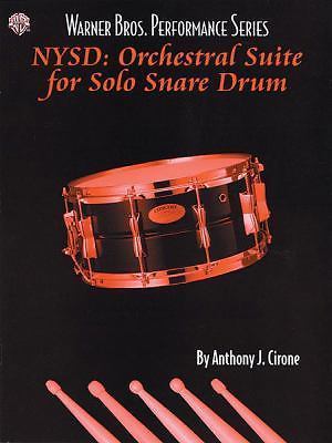 Nysd : Orchestral Suite for Solo Snare Drum by Anthony J. Cirone (2003 ...