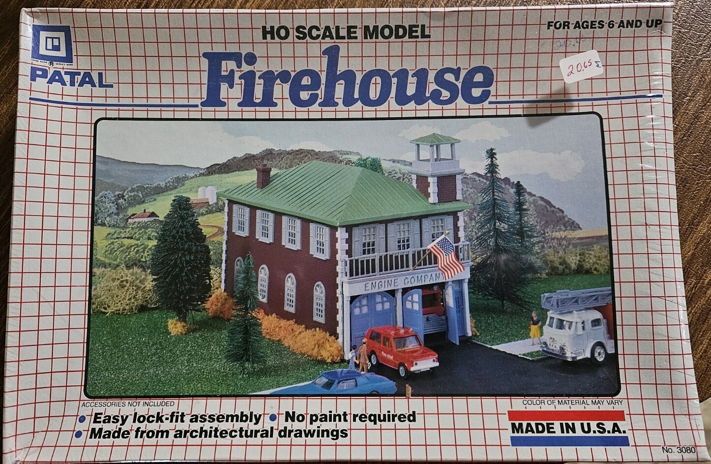 Patal 3080 HO Firehouse Building Kit for sale online | eBay