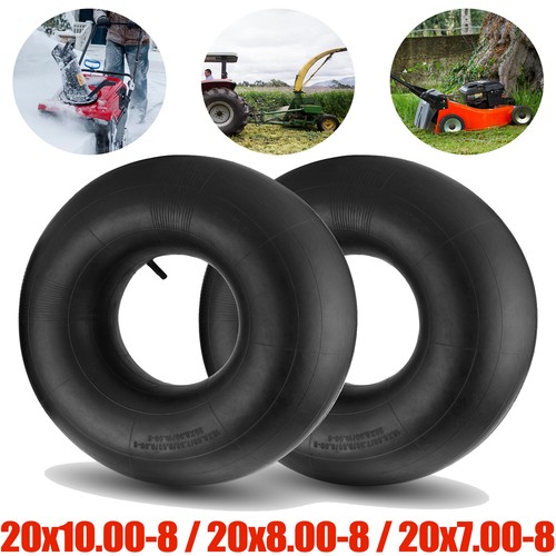 2 Inner Tubes 20x10-8 / 20x8.00-8 / 20x8x8 For Lawn Mower ATV Snow ...