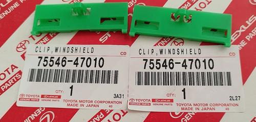 Clip de moulage de pare-brise avant 2*7554647010 NEUF AUTHENTIQUE POUR ...