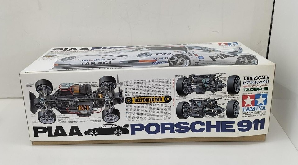Tamiya 1/10 RC #58215 PIAA PORSCHE 911 TA03R-S 4WD Racing Car Model Kit ...