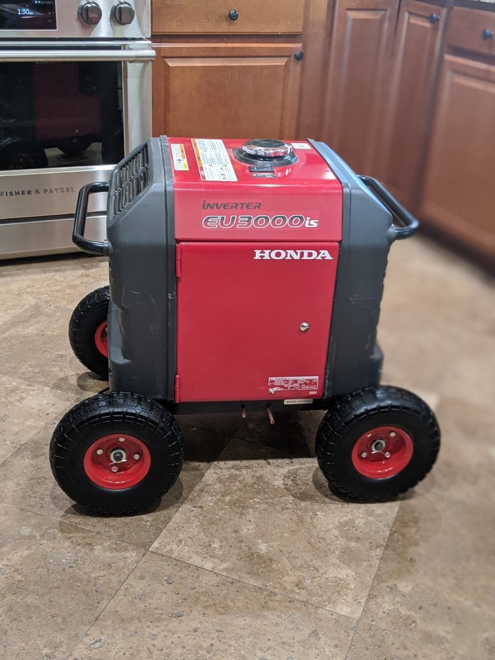 Wheel Kit for Honda Generator EU3000is - SOLID NEVER FLAT TIRES - All ...