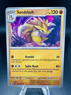 Pokemon TCG - Sandslash 28/165 - English 151 2023 | eBay