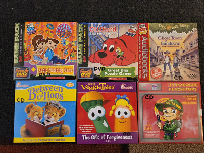 LOT of 6 Fast Food (DVDs, CDs, CD-ROM) Wendy's, Taco Bell, Chick-fil-a ...
