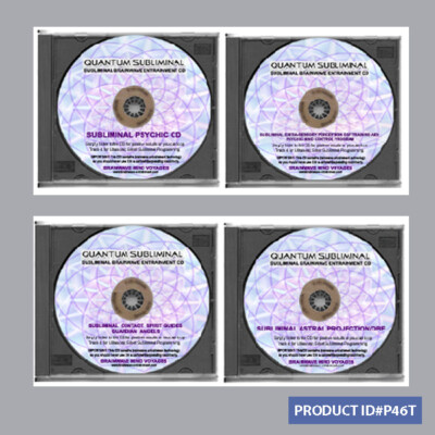 4 CDs PSYCHIC ABILITY DEVELOPMENT Subliminal Programming MIND POWER ...